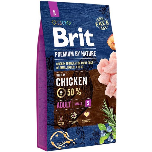 Brit Premium by Nature Dog Adult Small Chicken 3KG