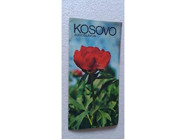 KOSOVO-JUGOSLAVIJA-BROŠURA-TURISTIČKI VODIČ 1971 GODINA