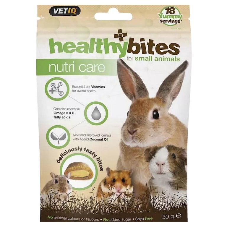 Healthy Bites Nutri Care For Small Animals 30g