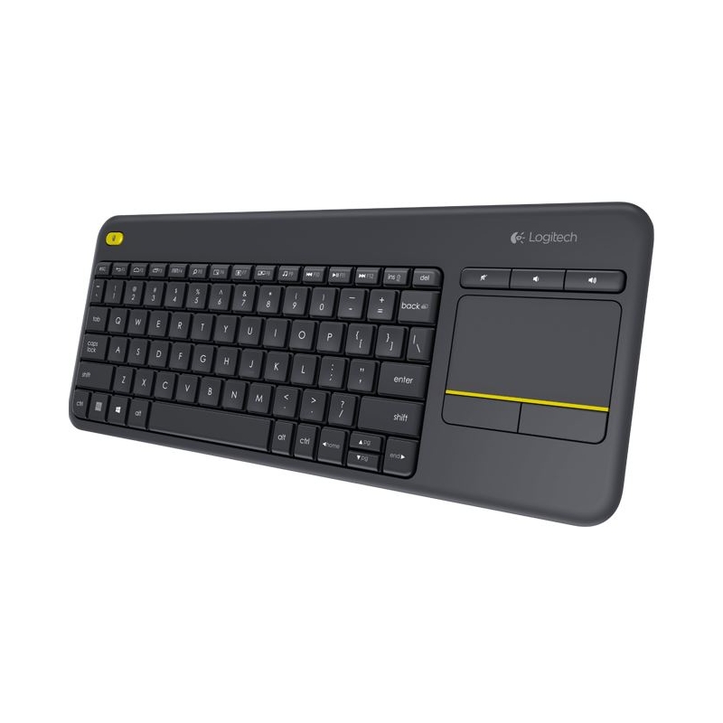 Tastatura Bežična Logitech K400 Plus Wireless Touch Keyboard Black YU, USB New