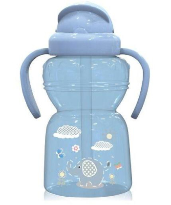 Lorelli Bertoni sportska flašica sa slamčicom i ručkama animals 12 m + moonlight blue 325ml 10200770001