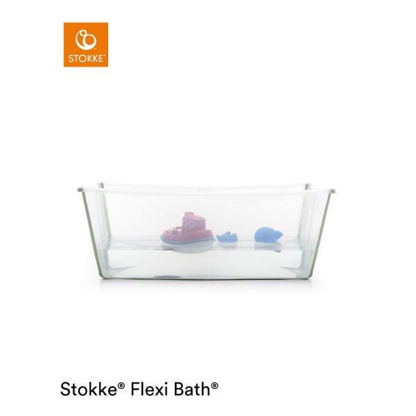 STOKKE® FLEXI BATH ® (SKLOPIVA KADICA) X-LARGE - TRANSPARENT GREEN