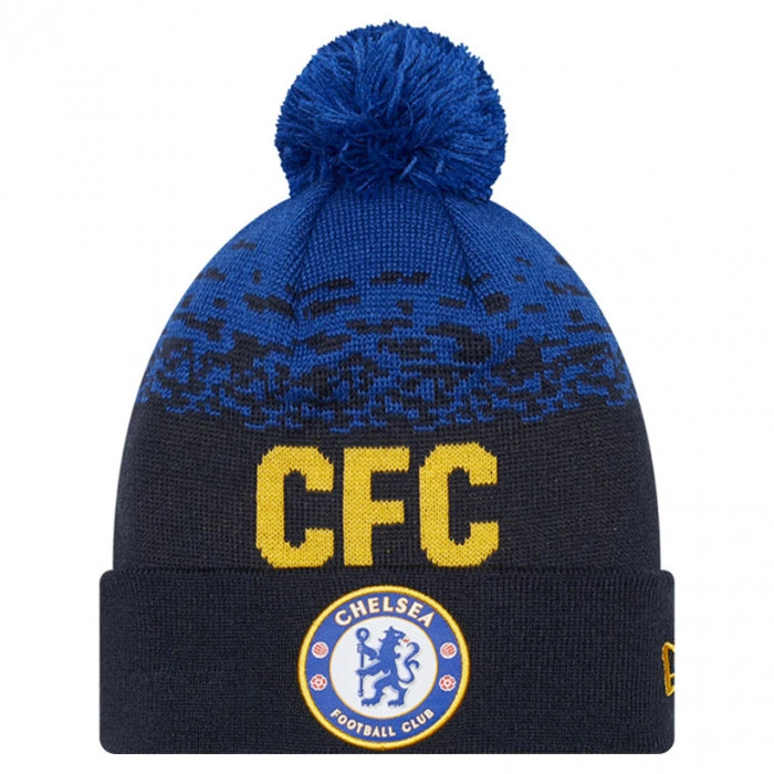 Chelsea New Era Wordmark Marl Pom zimska kapa