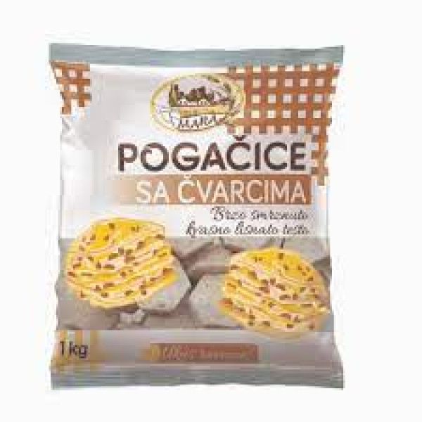 Pogačice sa čvarcima 1kg. Mara