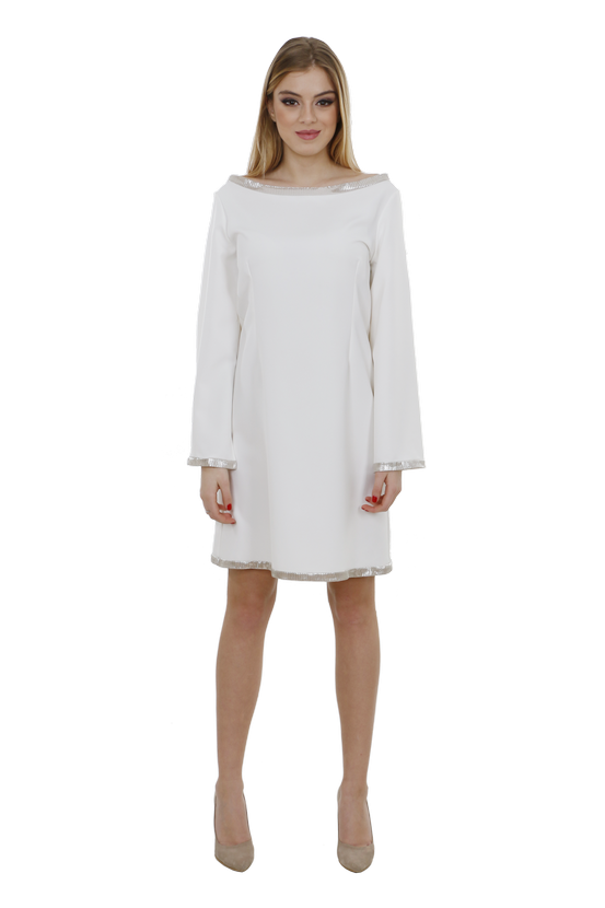 Svečana bela haljina