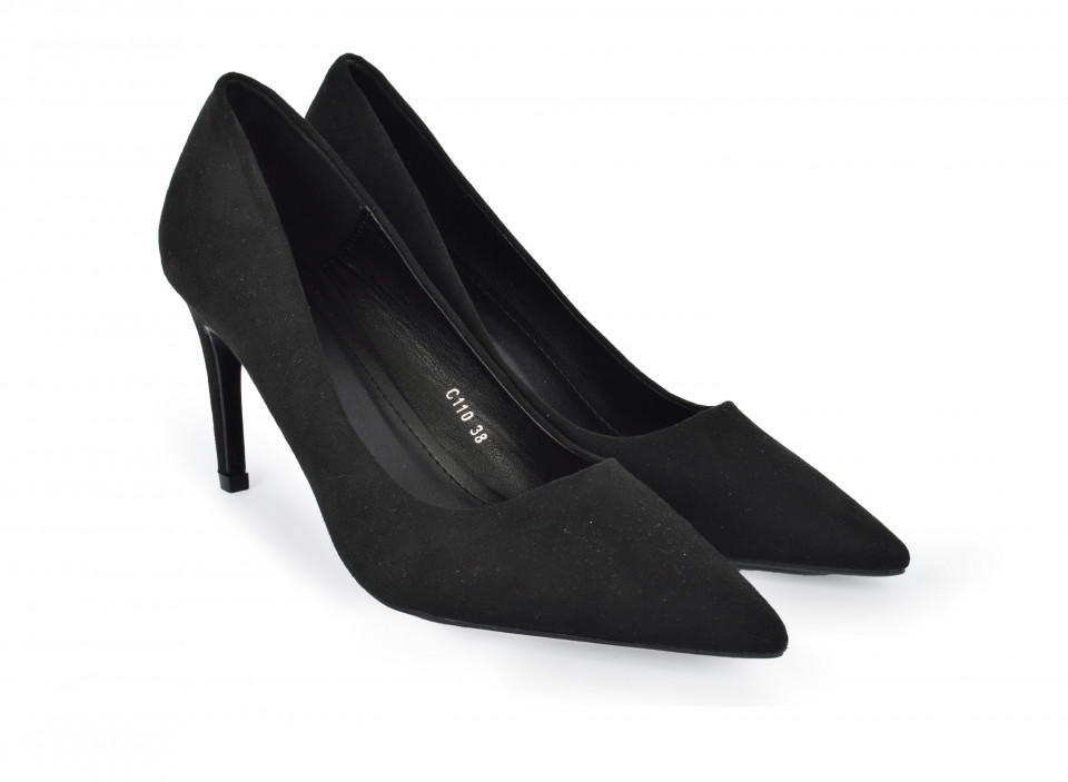 Ženske cipele na štiklu C110CR crne