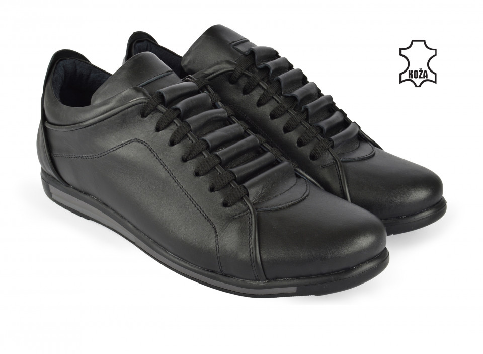 Kožne muške cipele 603CCR crne