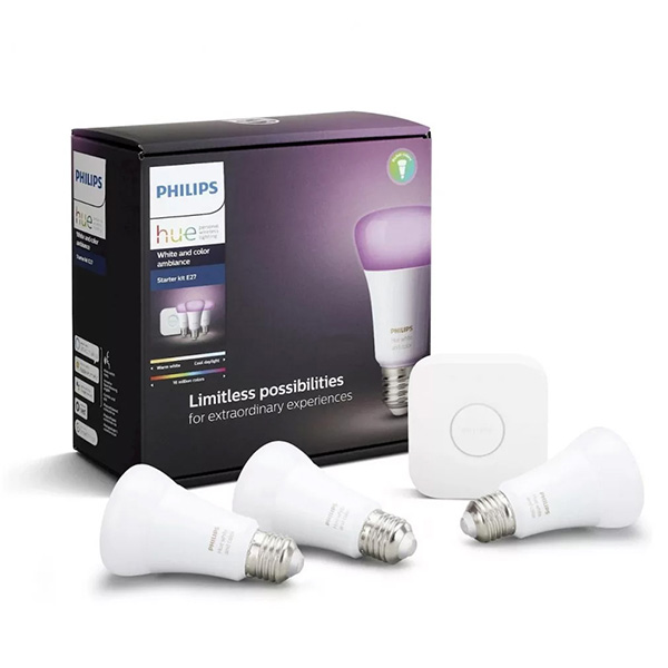 Philips HUE WCA RGB 9W A60 E27 3set EUR PMO PH052