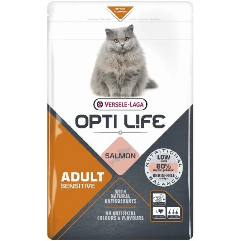 Opti Life hrana za mačke - Losos sensitive 1kg