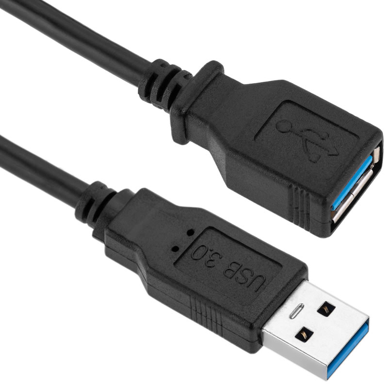 Kabl USB 3.0 A – USB A M/F 1.8m Produzni Crni