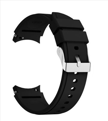 Crna silikonska narukvica Samsung watch 4/5/5pro
