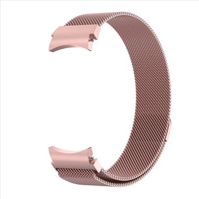Samsung watch 4/5/5pro pink pancirna narukvica