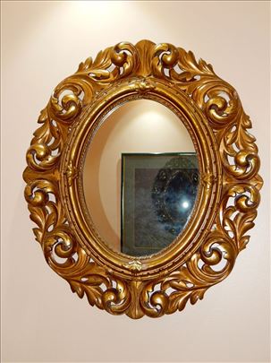 Floretin ogledalo, 19. vek, 70 x 60 cm