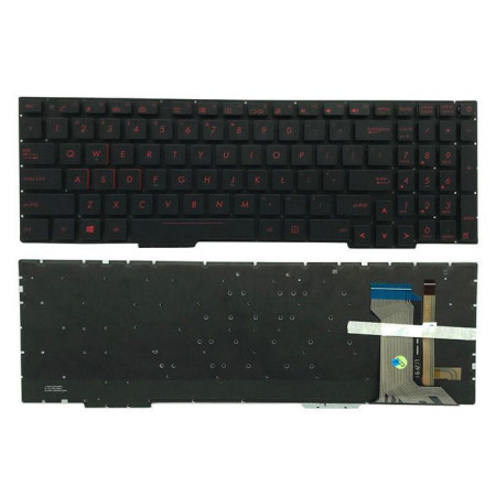 Asus tastatura za laptop rog GL553 GL553V FX753 mali enter sa pozadinskim osvetljenjem ( 107160 )