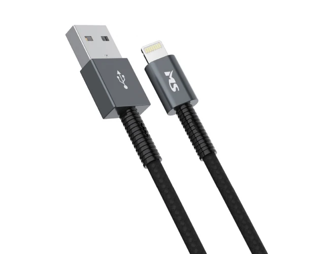 MS (1254127) kabl USB tip A 2.0 (muški) na Lightning (iPhone) 1m crni