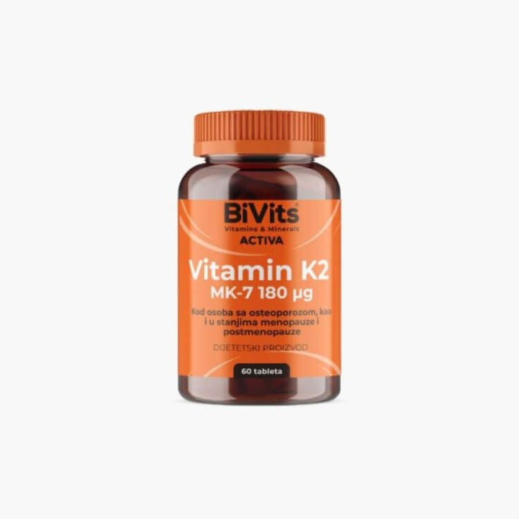 BiVits Activa vitamin K2 MK-7 60 tableta