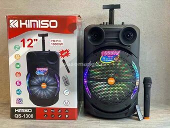 Prenosni bluetooth zvučnik Kimiso QS-1300- karaoke-FM radio