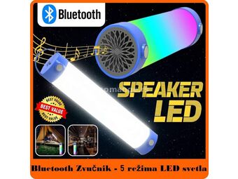 Bluethoot zvucnik+5 led svetla