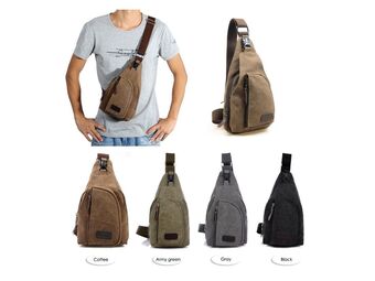 Torbica Za Rame Canvas Sling Shoulder Bag Model 1