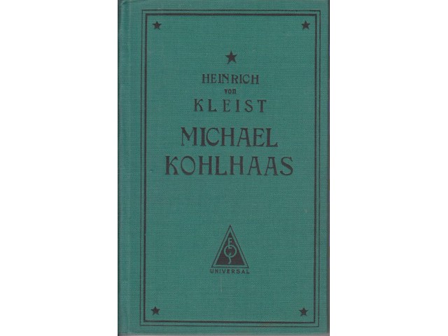 HEINRICH von KLEIST MICHAEL KOHLHAAS - kolekcionar `38