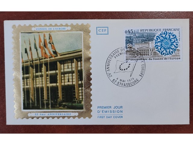 Francuska FDC 4.05.1974.