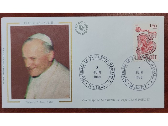 Francuska FDC 2.06.1980.