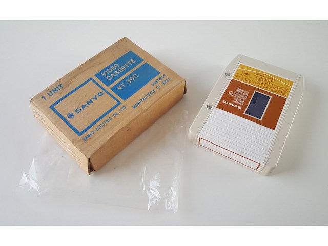 Sanyo V-Cord video cassette VT 30C