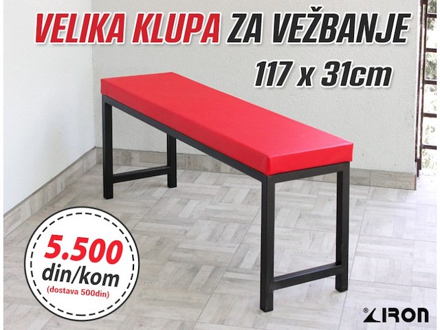 Klupa za vezbe i dizanje tegova (half bench)