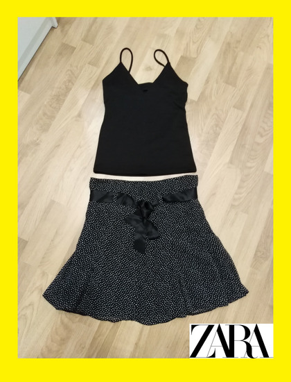 Zara komplet, majica i suknja, Xs/S