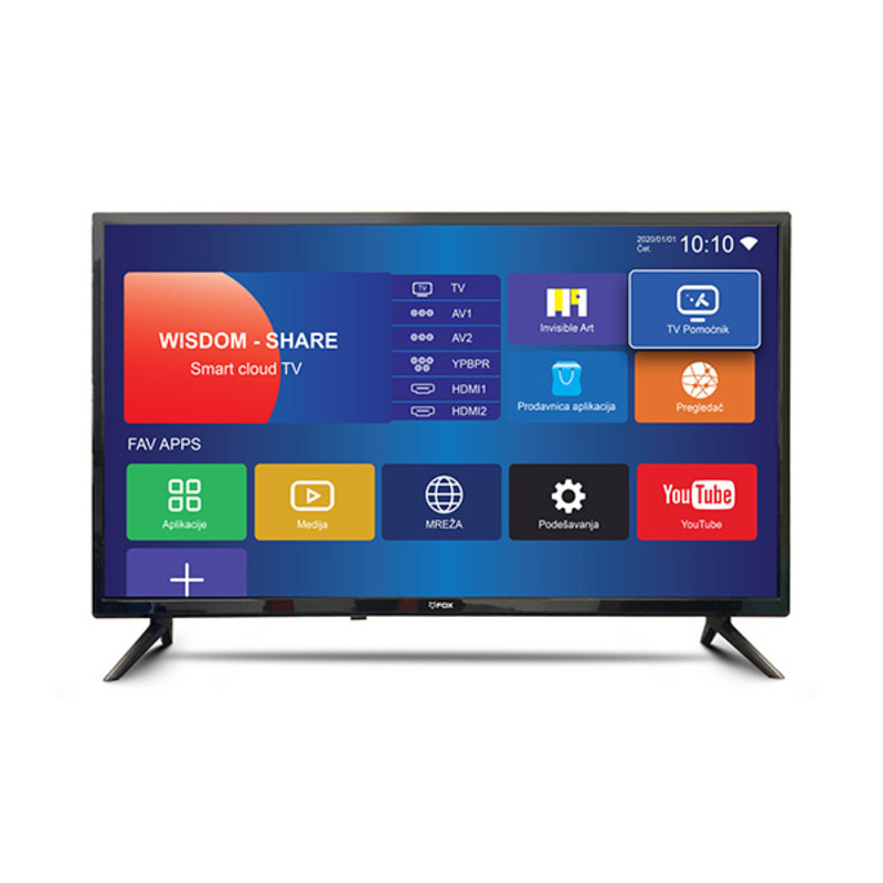 Televizor Fox 32AOS411C Smart, LED, HD ready, 32"(81cm), ATV,DTV-T/C/T2/S2, HEVC H.265