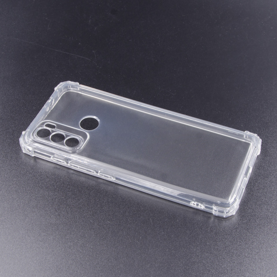 TPU maska Clear Strong za Moto G60, Moto G40 2021 (6.8") providna