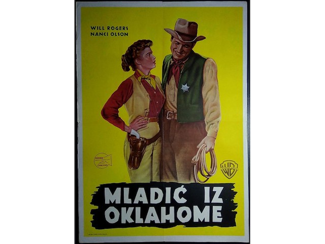 MLADIĆ IZ OKLAHOME (1954) Western FILMSKI PLAKAT