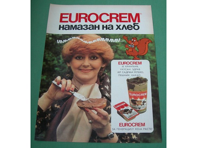 Eurocrem, stara novinska reklama 4