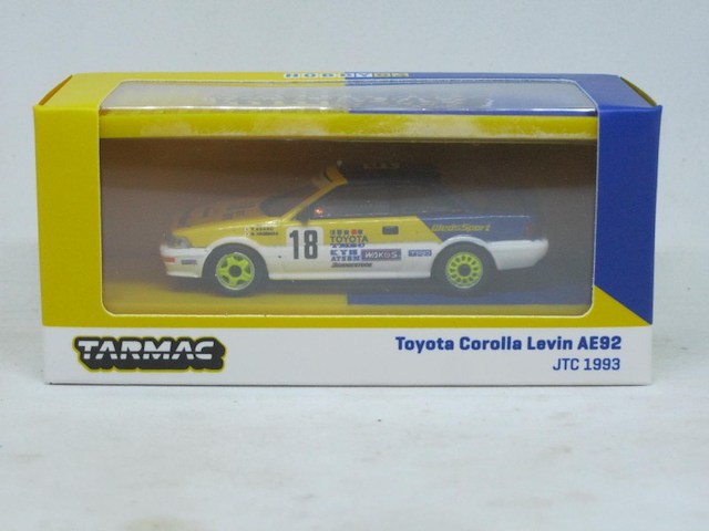 1:64 tarmac toyota corolla levin AE92