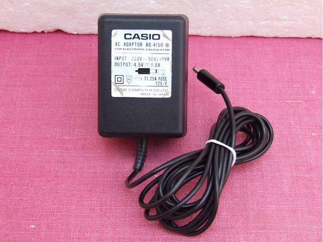 Casio AD-4150 adapter 4.5V 1A ORIGINAL + GARANCIJA!