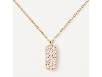 Ženska pd paola icy zlatna ogrlica sa pozlatom 18k ( co01-483-u )
