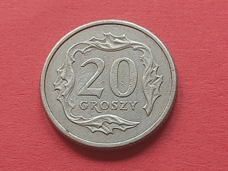 Poljska - 20 groszy 1992 god