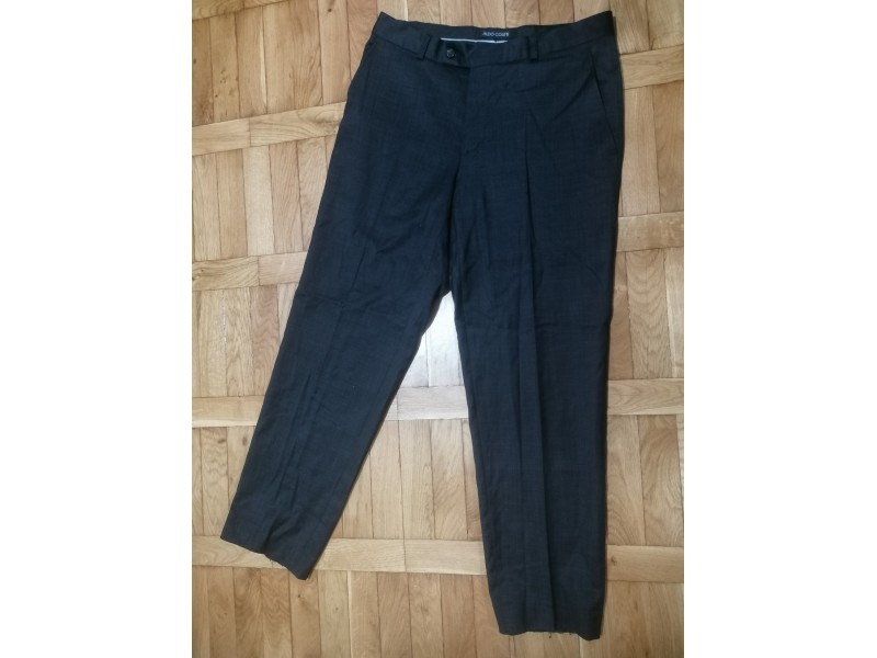 Aldo Colitti 100% vuna zift crne pantalone M