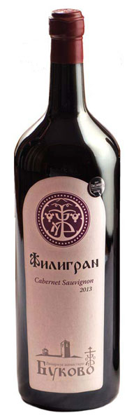 Manastir Bukovo – Cabernet Sauvignon (Magnum boca – 1,5 litara i 3 litre u drvenoj kutiji )