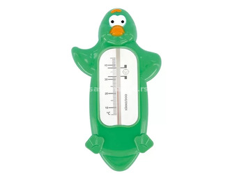 Termometar za kadicu Penguin green