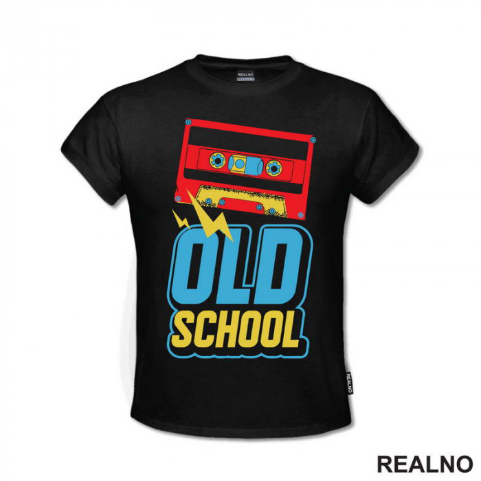 TAPE - OLD SCHOOL - MUZIKA - MAJICA