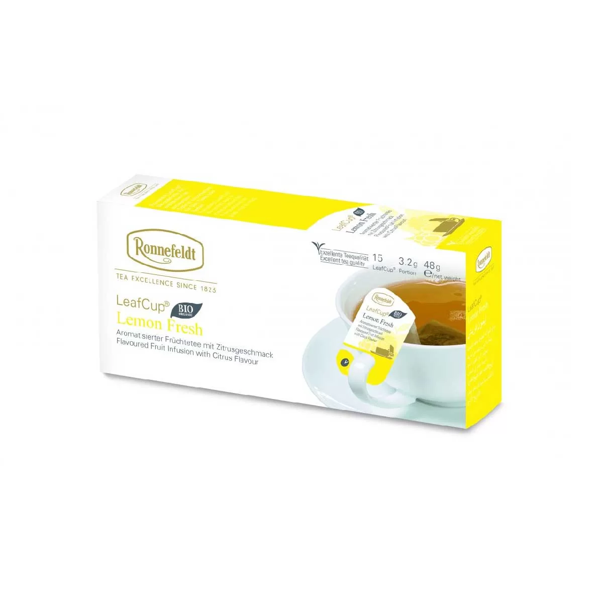 Voćni čaj Ronnefeldt Lemon Fresh Organic LeafCup