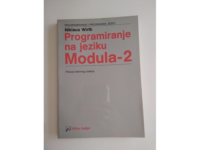 Programiranje na jeziku Modula-2  - Niklaus Wirth