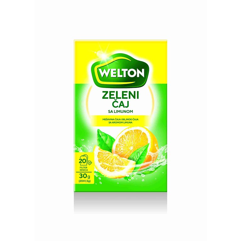 Welton zeleni čaj limun 30g