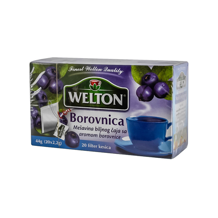 Welton čaj borovnica 44g