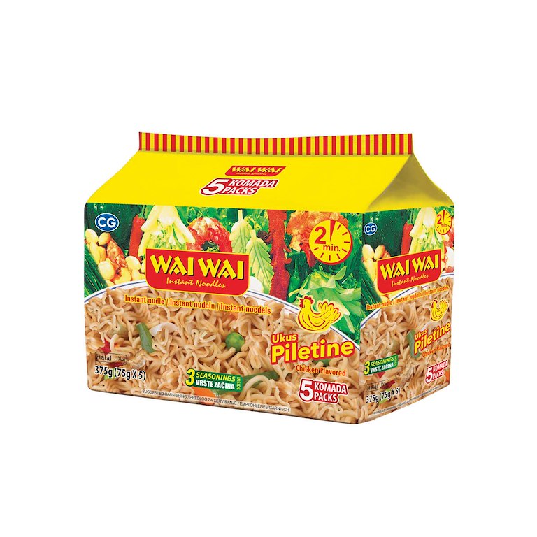 instant wai wai nudle ukus piletine 375g wai wai