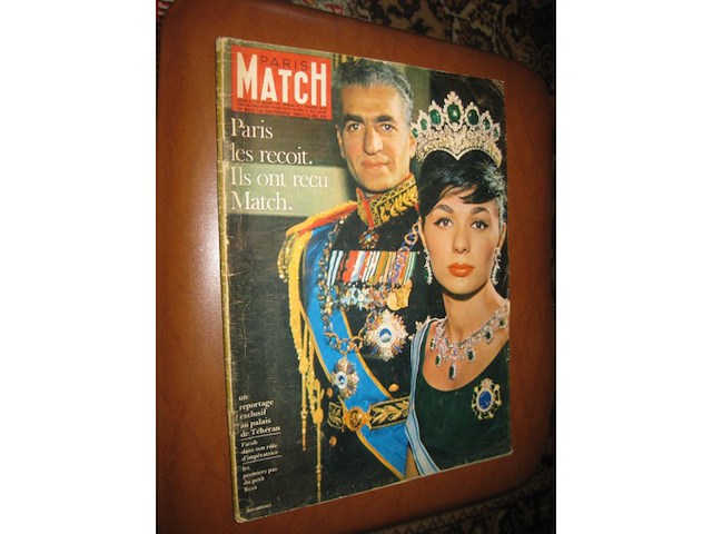 Paris Match No 653 (1961.) Šah Reza Pahlavi i Fara