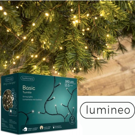 Novogodišnje LED sijalice basic twinkle 180 lampica string 1300cm