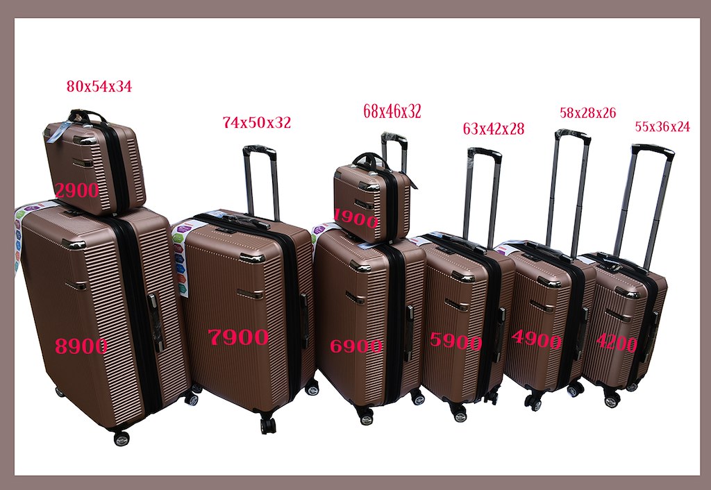 PVC set kofera 8/1 model Tourister