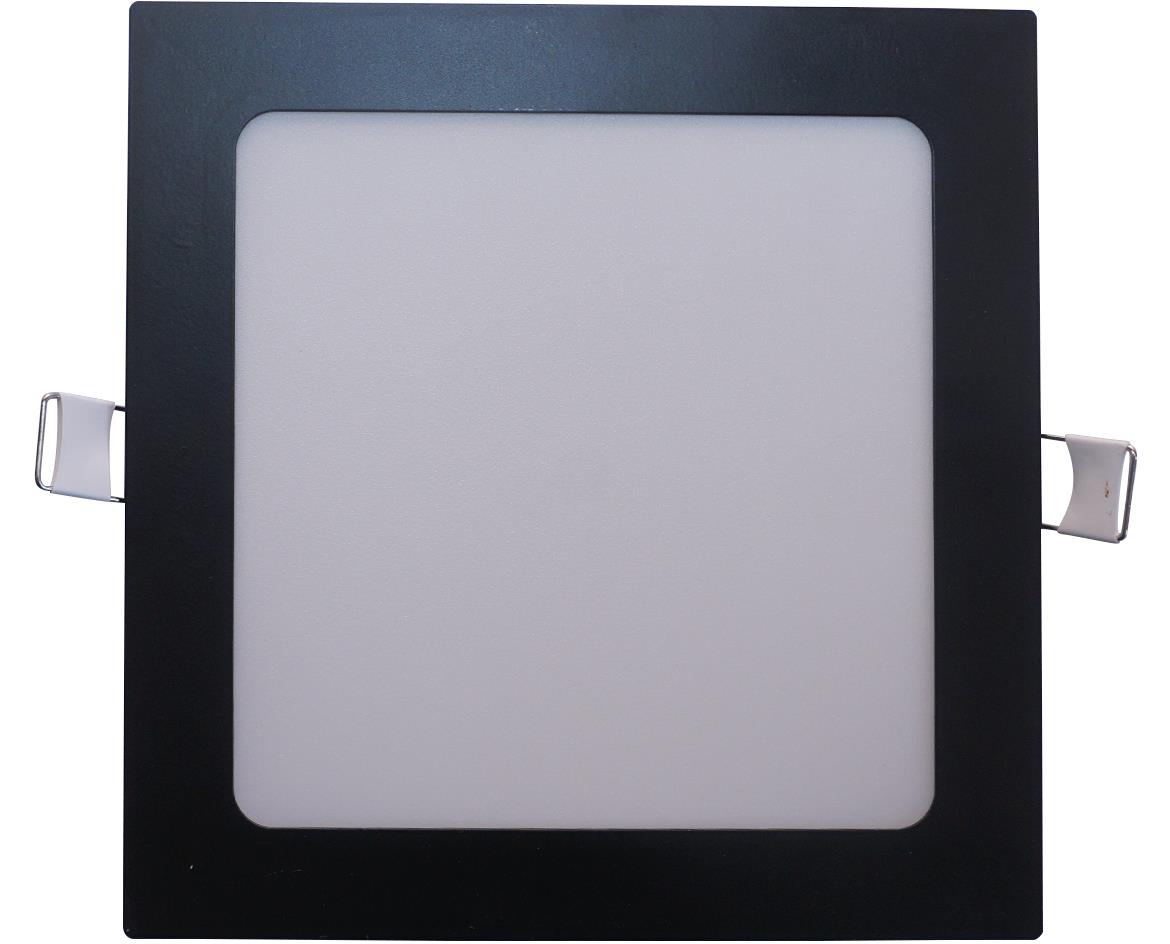 Plafonjera Square LED 16,8x16,8cm crna